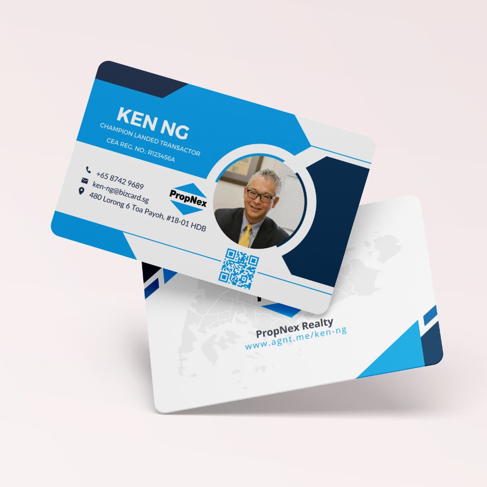 BizCardSG NFC Business Card Horizontal | BizCardSG